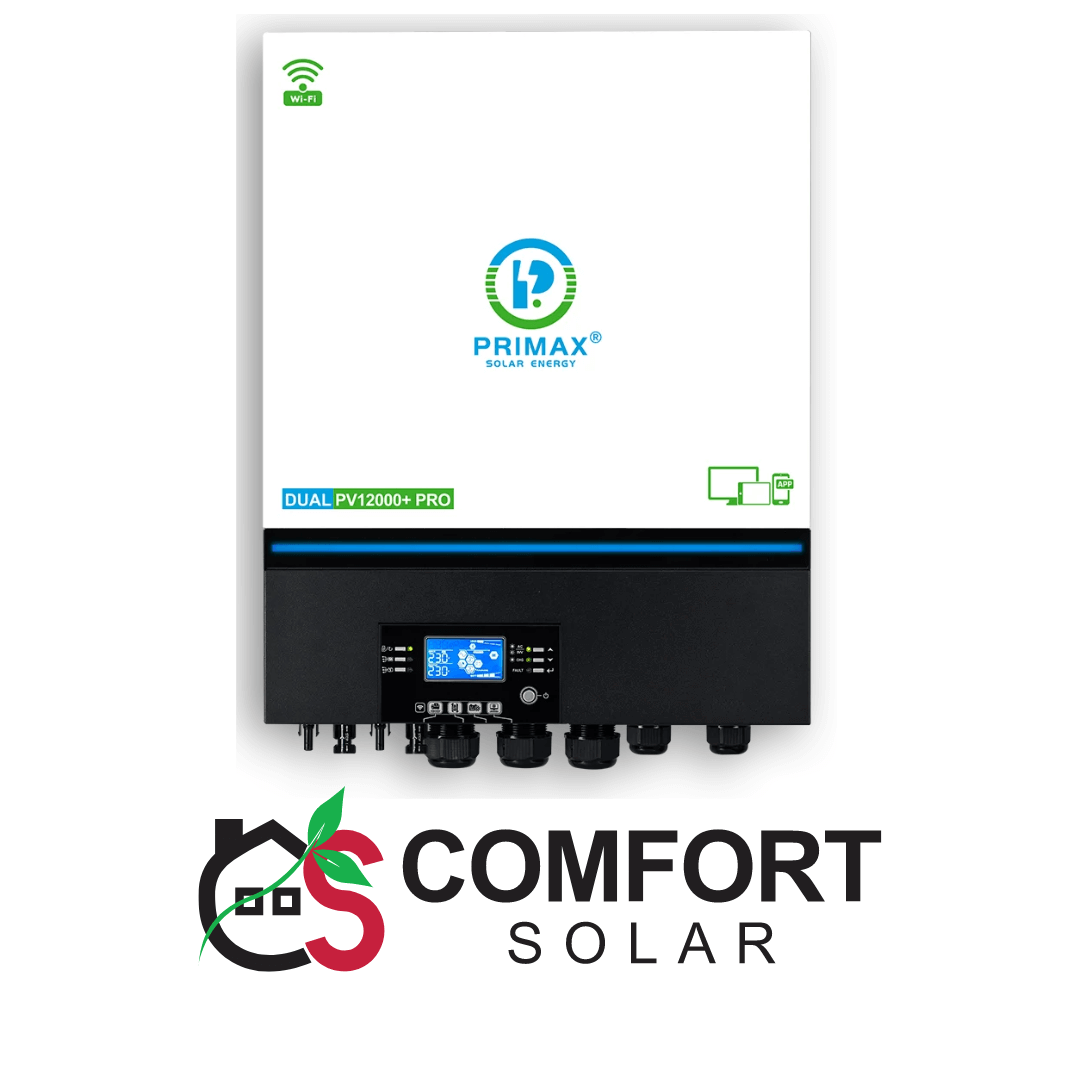 PRIMAX HYBRID SOLAR INVERTER – GALAXY DUAL PV12000+ PRO - Comfort Solar