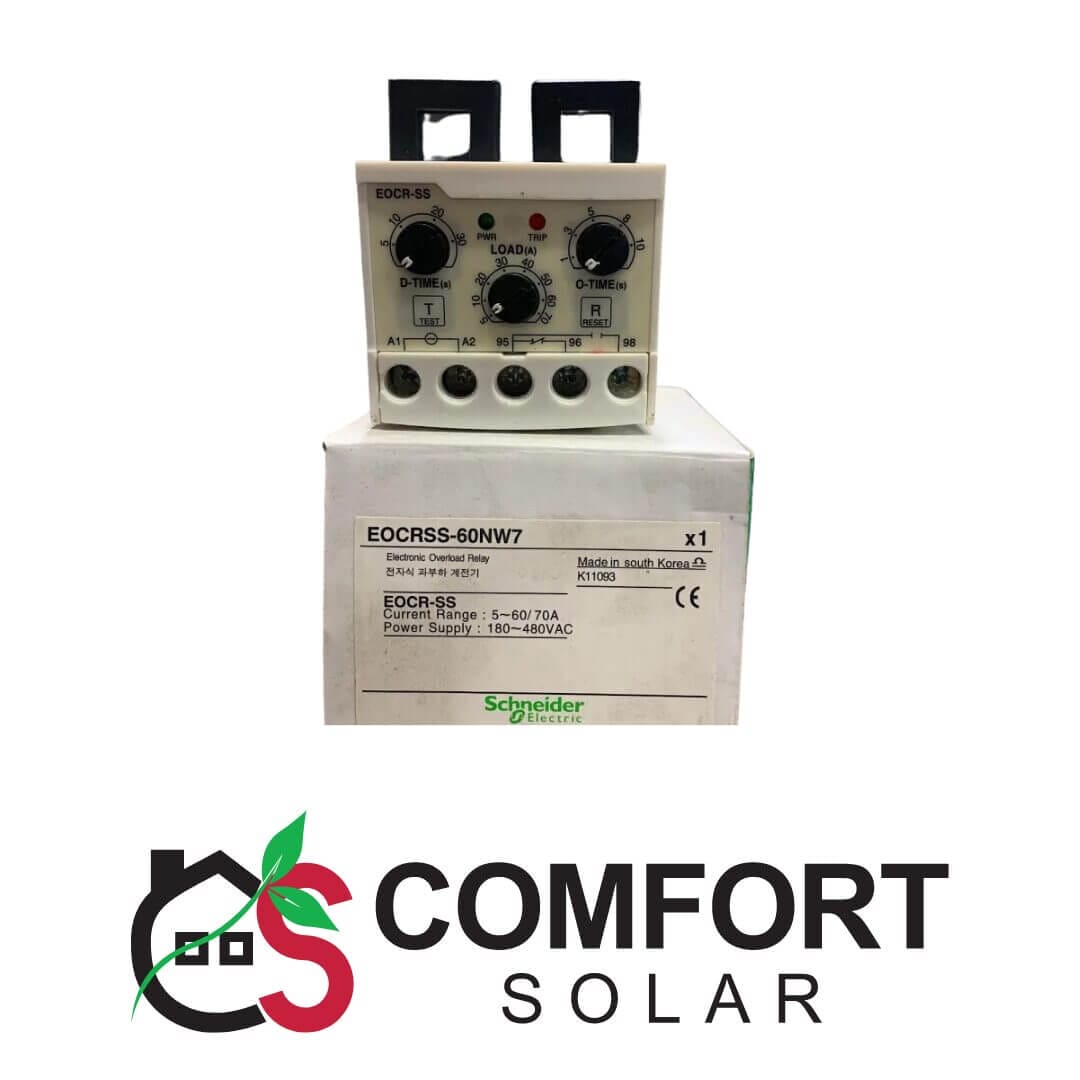 Schneider Electronic Overload Relay EOCR-SS 0.5 to 70 ampere - Comfort Solar