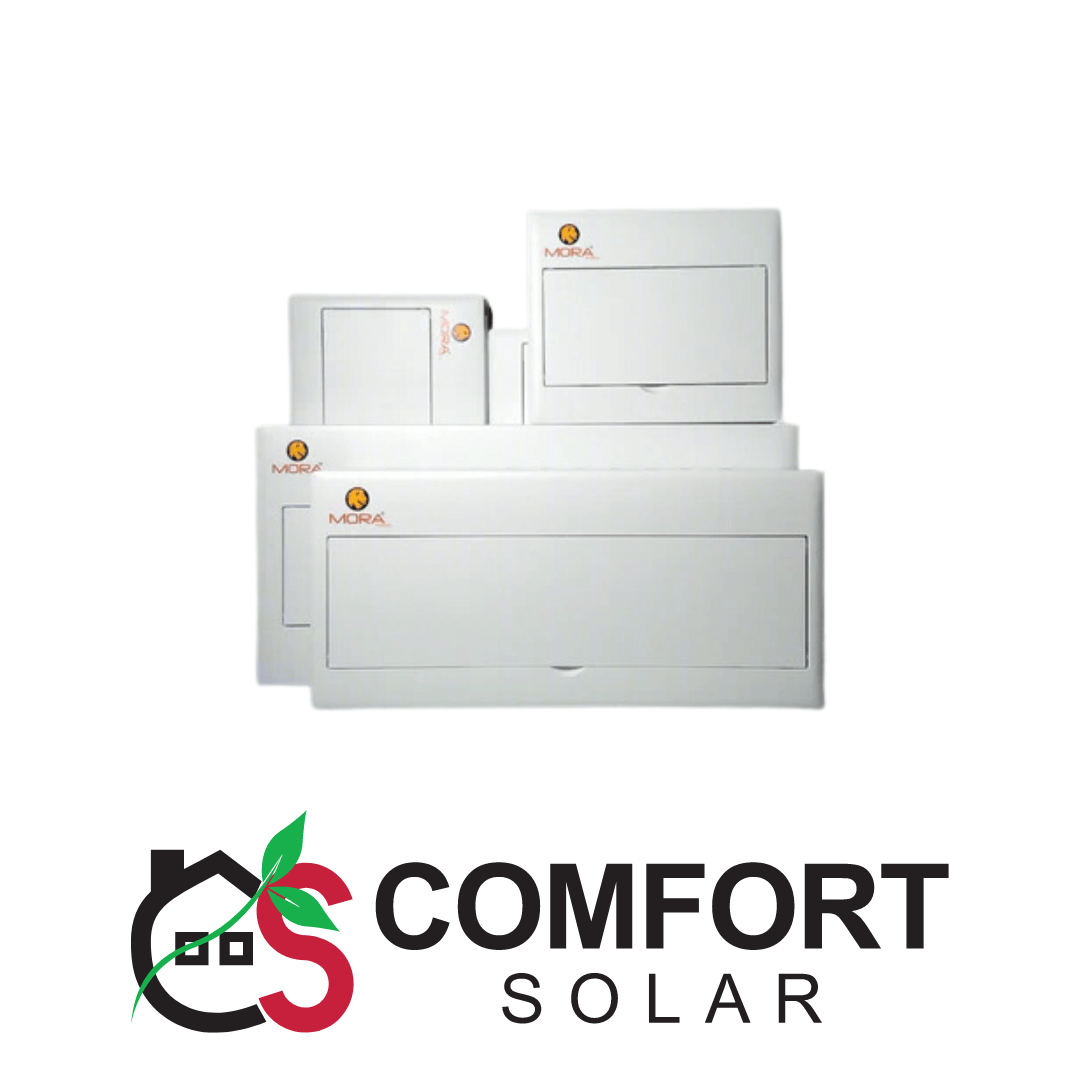 MORA Metal Base Distribution Box JXP - White Mirror - Comfort Solar
