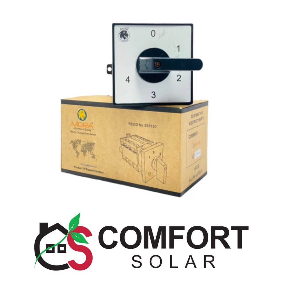 MORA 4 Line 75A/50A Phase and Neutral Selector Switch - ChangeOver for ...