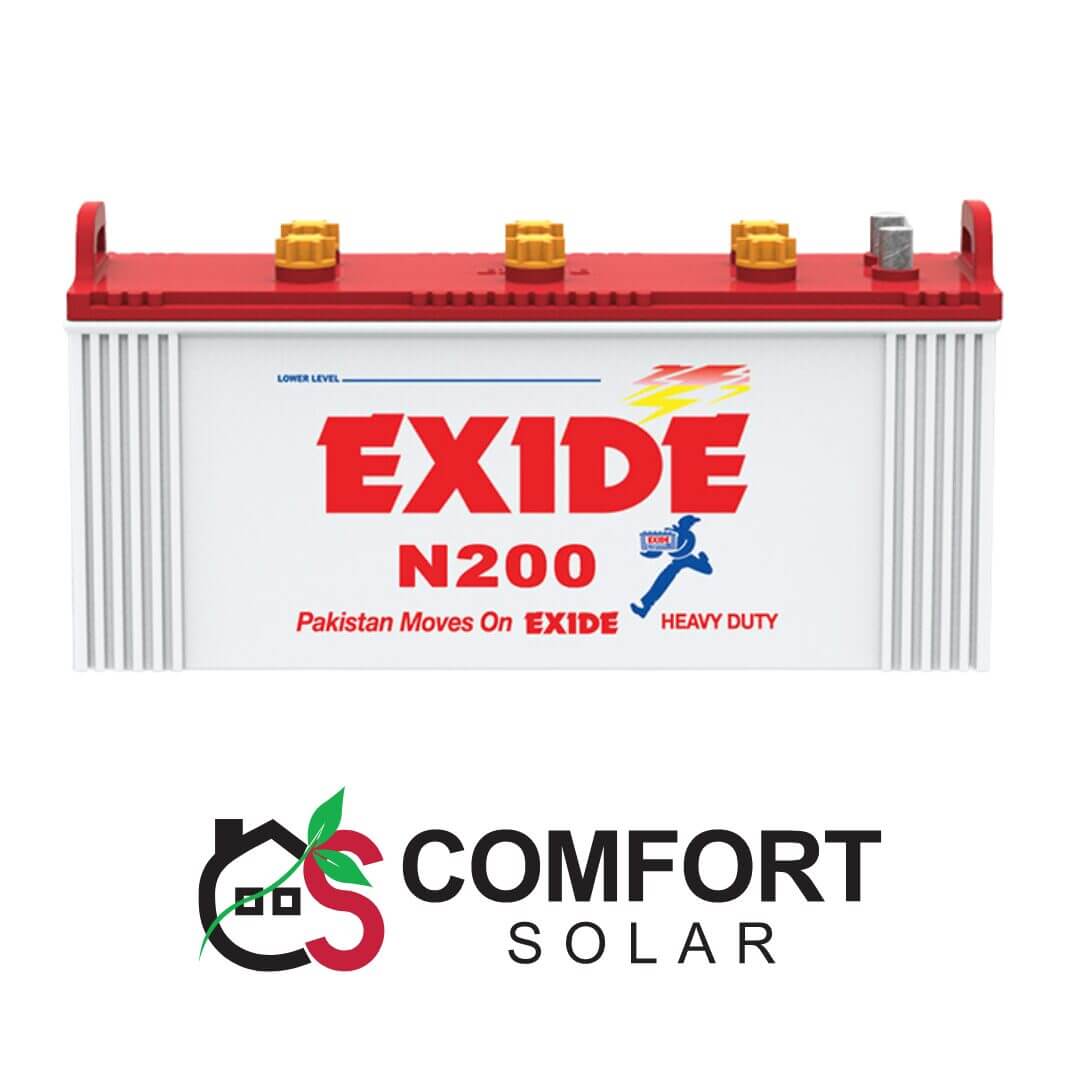 N200 Exide Battery - Comfort Solar
