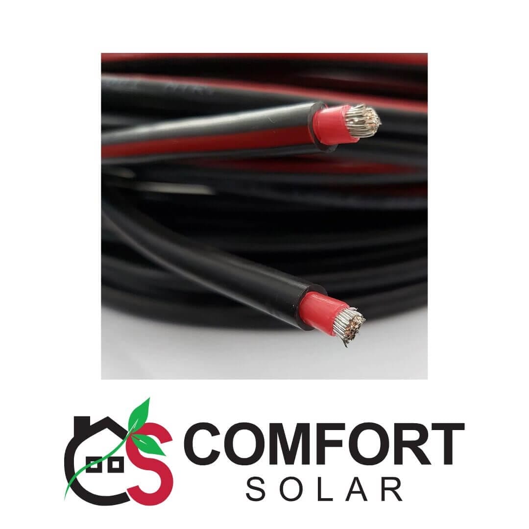 DC 25mm Tin-Coated Copper Wire with UPVC XLPO Insulation - Comfort Solar
