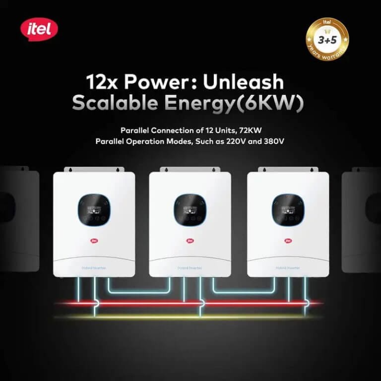 Itel 4kW Hybrid Solar Inverter - Comfort Solar