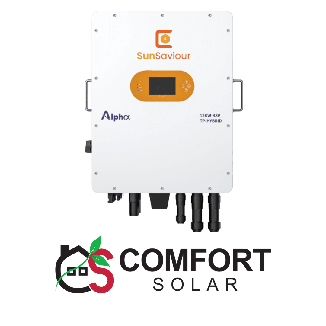 Sunsaviour Alpha 12KW Hybrid Inverter - Comfort Solar